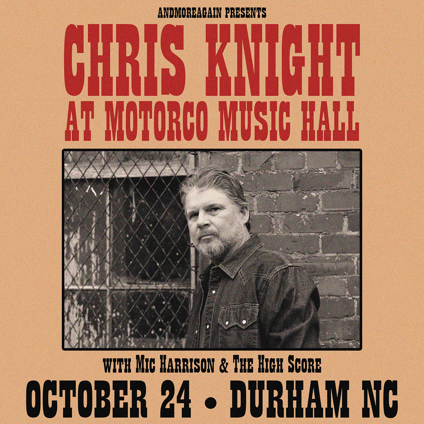 CHRIS KNIGHT – Motorco Music Hall