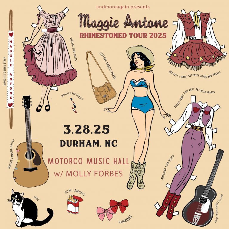 MAGGIE ANTONE : Rhinestoned Tour 2025 – Motorco Music Hall