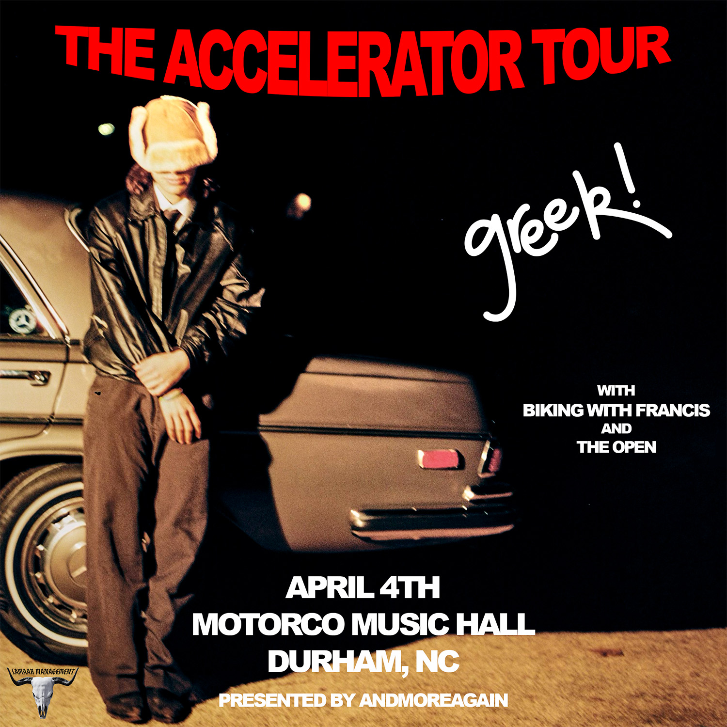 GREEK : THE ACCELERATOR TOUR – Motorco Music Hall