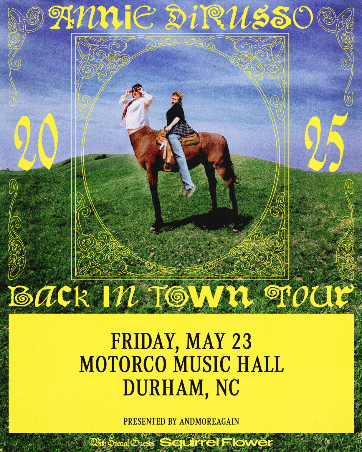 ANNIE DIRUSSO : BACK IN TOWN TOUR – Motorco Music Hall