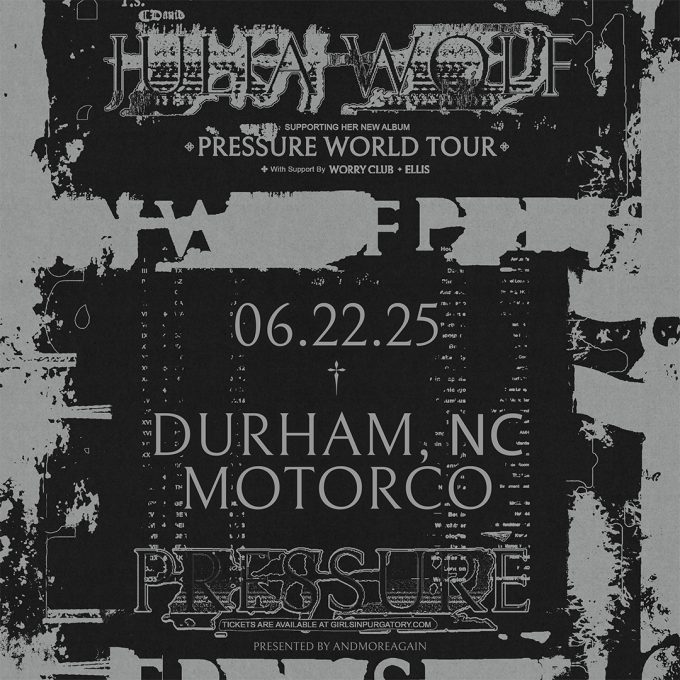 JULIA WOLF : PRESSURE WORLD TOUR (SOLD OUT) – Motorco Music Hall
